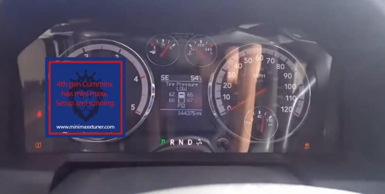 4th gen Cummins h&s mini maxx. Setup and running - Mini maxx tuner
