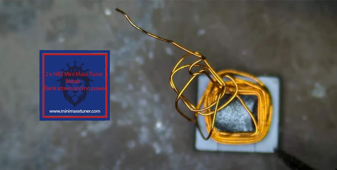 2 x H&S Mini Maxx Tuner Repair - Blank screen and no power - Mini maxx ...