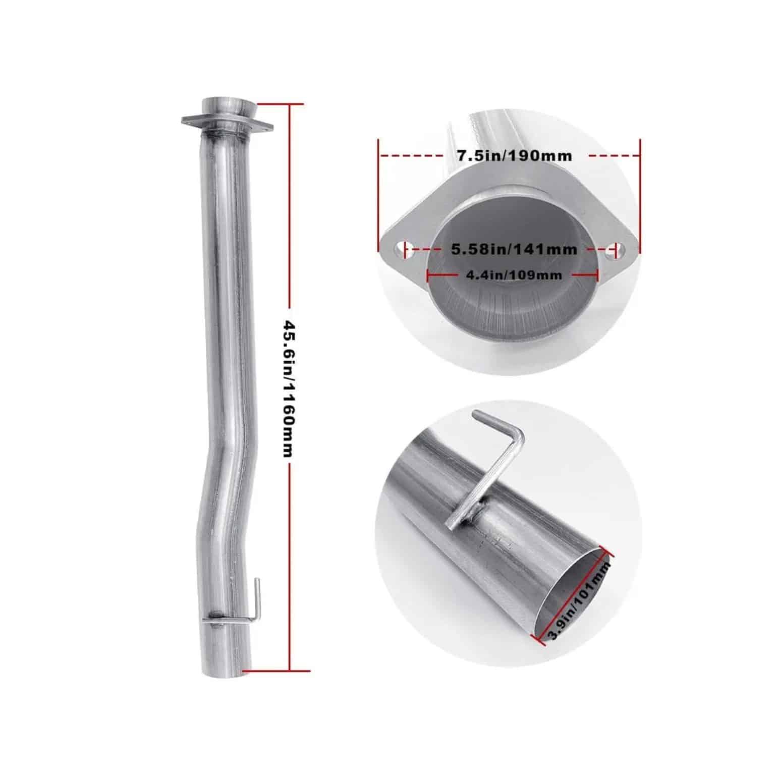 11-24 Ford Powerstroke CAT & DPF Delete Pipes NO BUNGS 4 - Mini maxx tuner