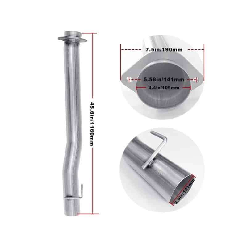 11-24 Ford Powerstroke CAT & DPF Delete Pipes NO BUNGS 4 - Mini maxx tuner