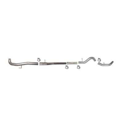 4" Aluminized Steel Down Pipe Back Exhaust for GM 6.6L Duramax LML Fits ...