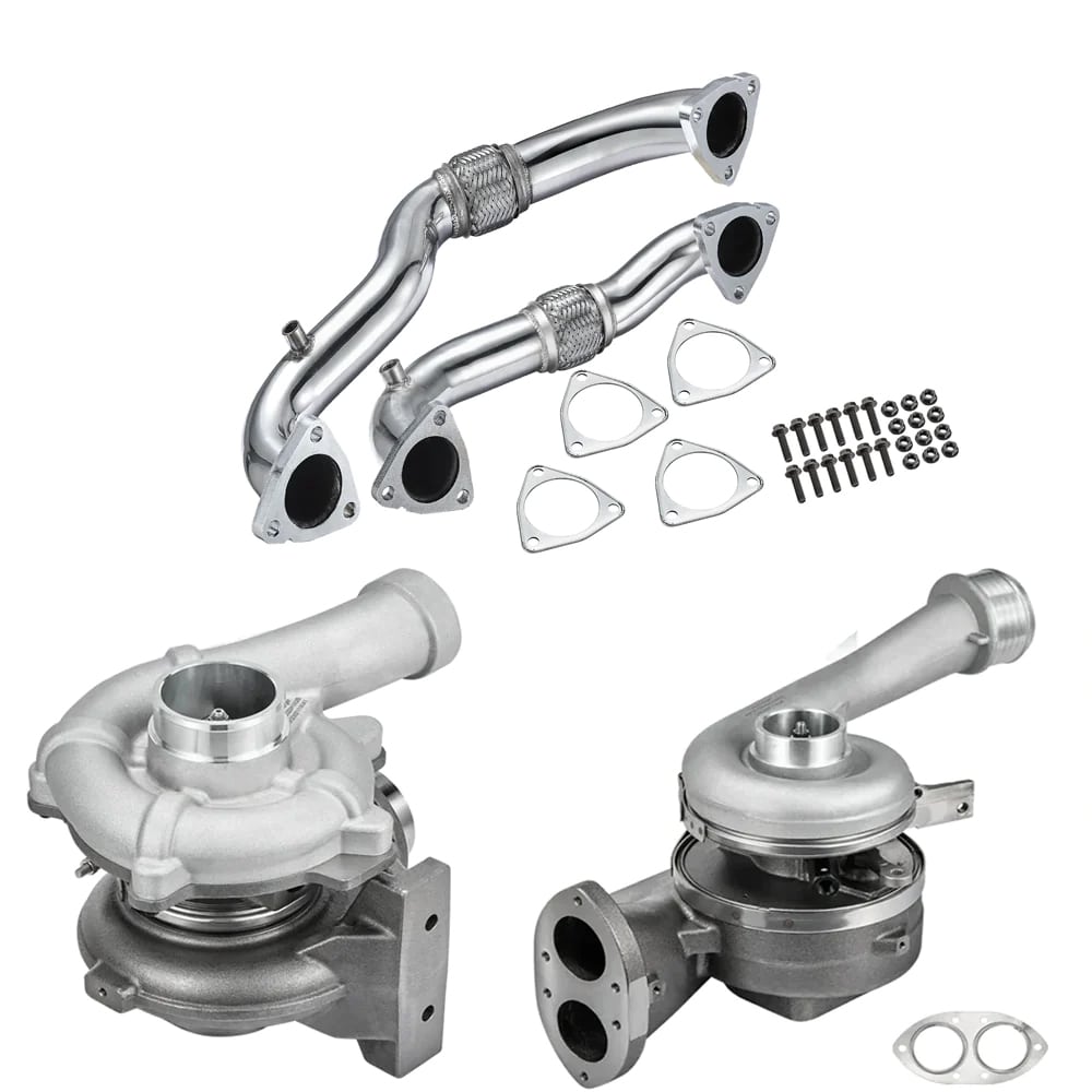 Turbo/Up-Pipe For Ford 2008-2010 6.4L Powerstroke F-250/350/450/550 ...