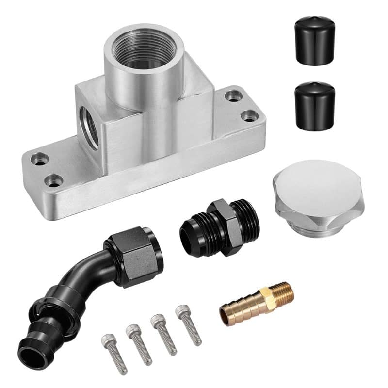 CCV PCV ReRoute Delete Kit for 6.4L Powerstroke Diesel Ford (2008-2010 ...