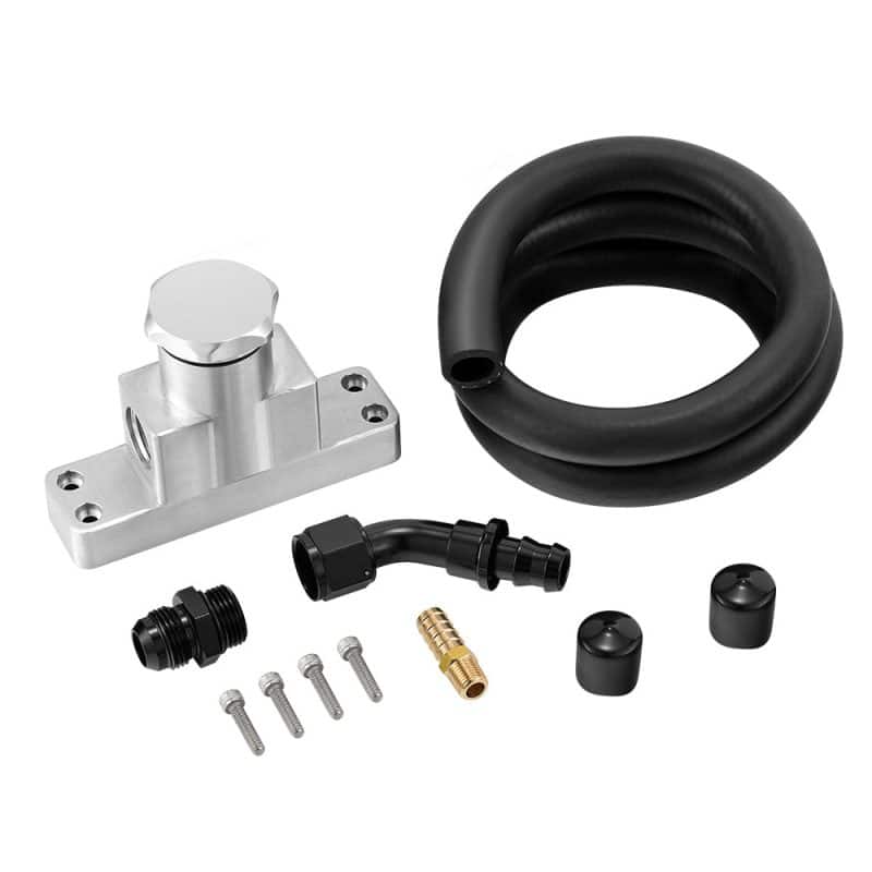 CCV PCV ReRoute Delete Kit for 6.4L Powerstroke Diesel Ford (2008-2010 ...