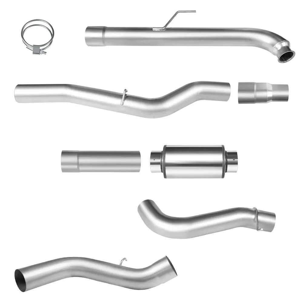 For 4 Inch/5 Inch LBZ LLY LB7 6.6 for Chevy Duramax Downpipe-Back DPF ...
