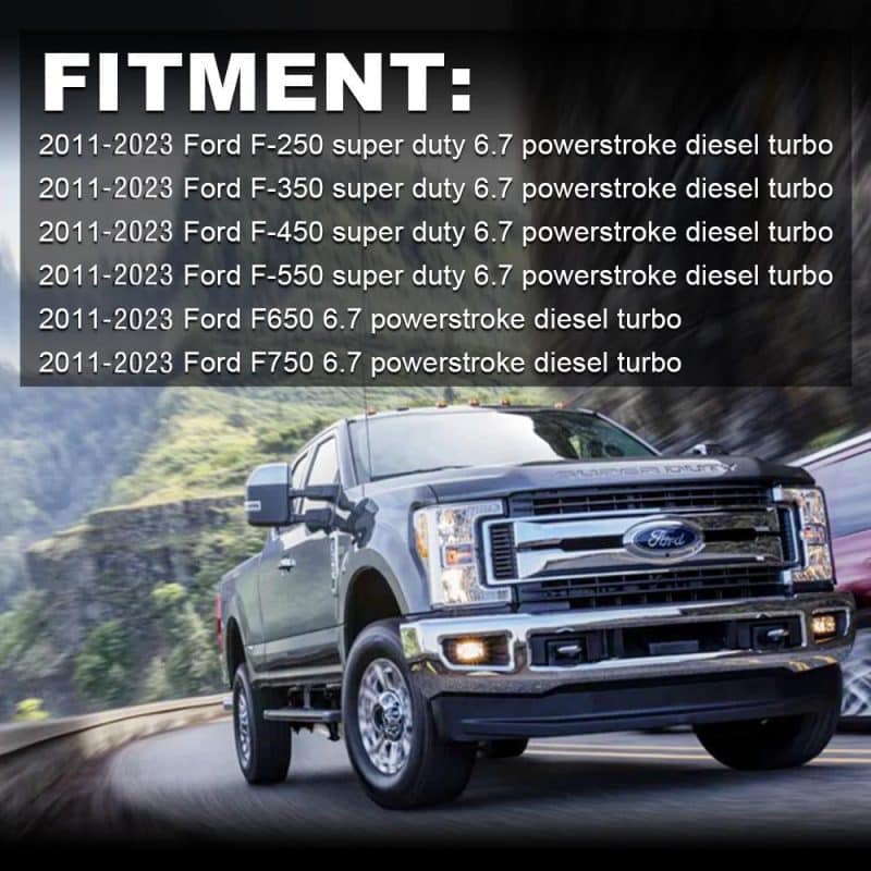 Ford 6.7L Powerstroke CCV PCV ReRoute Engine Ventilation Kit(2011-2023 ...