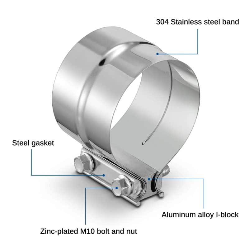 4"/5" Stainless Steel Diesel Muffler For Cummins Duramax Powerstroke ...