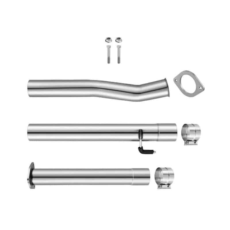 4" Cat& DPF Race Pipe Ford 6.7L Powerstroke Diesel Delete Race Pipe ...